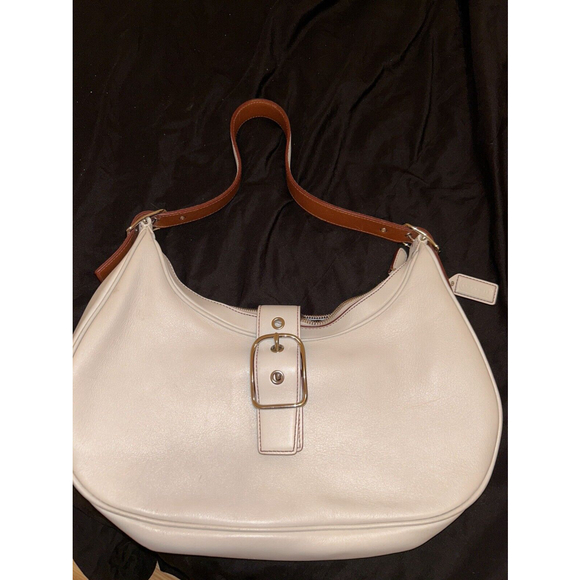 Coach | Bags | Authentic Coach Shoulder Bag Hump Shoulder White | Poshmark